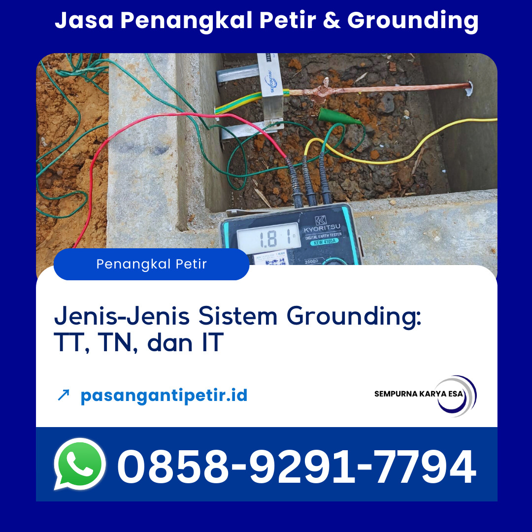 Jenis-Jenis Sistem Grounding: TT, TN, dan IT